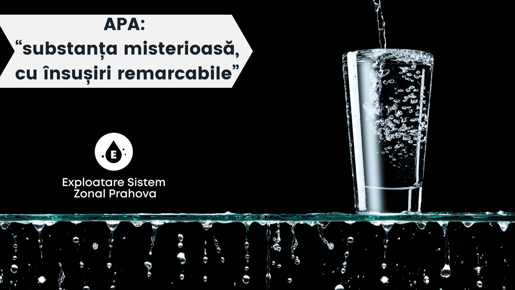 APA: “substanța misterioasă, cu însușiri remarcabile” — E.S.Z PRAHOVA SA